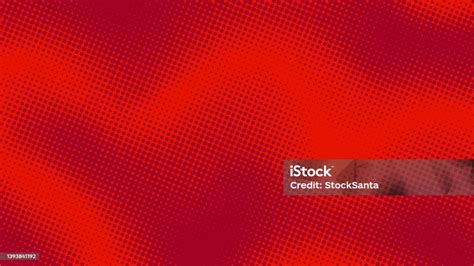 복고풍 만화책 스타일의 밝은 크림슨 레드 팝 아트 배경 하프톤 도트 그라디언트가있는 만화 슈퍼 히어로 배경 벡터 일러스트 레이
