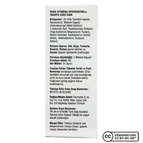 Suda Vitamin Resveratrol 200 Mg 60 Kapsül - Resveratrol