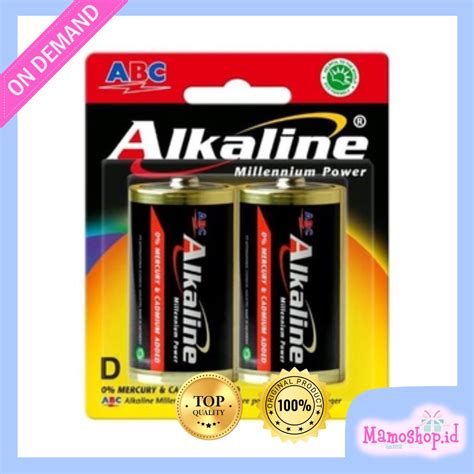 Jual Baterai Abc Alkaline Tipe D R Isi Buah Shopee Indonesia