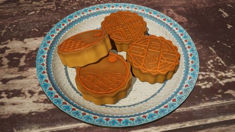 Artstation A Simple Practice On Mooncakes