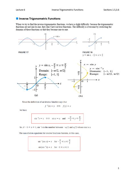 Lectures 6 7 More Functions Pdf Trigonometric Functions Euclidean Plane Geometry