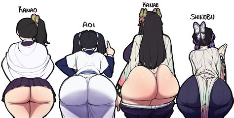Blackwhiplash Kanzaki Aoi Kimetsu No Yaiba Kochou Kanae Kochou Shinobu Tsuyuri Kanao