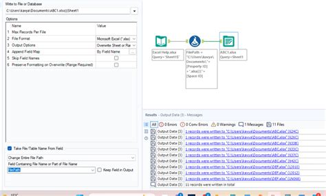 Solved Divide An Excel File Into Multiple Workbooks And S Alteryx