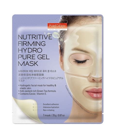 Маска гидрогелевая для лица Purederm Nutritive Firming Hydro Pure Gel ...