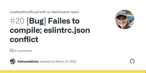 [bug] failes to compile eslintrc json conflict · issue 20