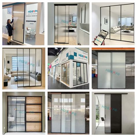 Hdsafe Trackless Sliding Door Frameless Glass Sliding Door Hidden