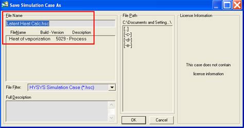 Chemical Process Technology Incompatibility HYSYS Version Its File What To Do