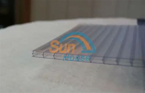 4mm Alveolar Polycarbonate Twin Wall Hollow Pc Cellular Sheet