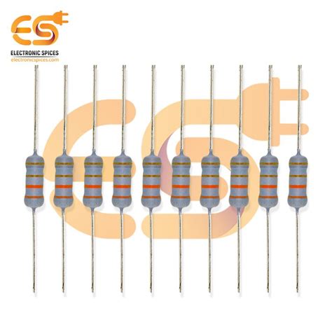 Buy 33 Ohm 1 Watt Resistors High Quality Axial Lead Resistors 20 Pcs