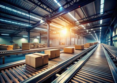 Streamlined Warehouse Efficiency Automated Conveyor Belt System For