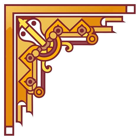 Corner Design Vector Elegant And Decorative Premium Ai Generated Vector