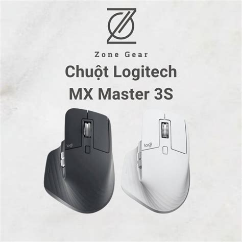 Chuột không dây Logitech MX Master 3S thiết kế công thái học Shopee Việt Nam