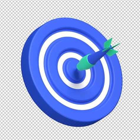 Premium Psd Psd 3d Icon Illustration Dart Board Target
