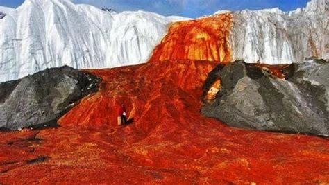 Life Кривавий водоспад в Антарктиді може бути повязаний з життям на Марсі