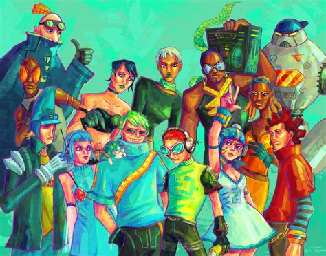 jsrf all characters r jetsetradio