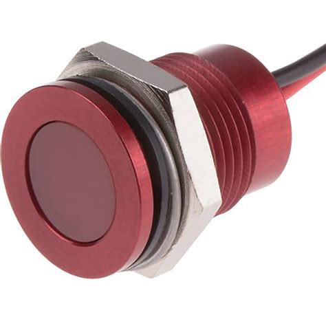 Rs Pro 7227716 Yellow Panel Mount Indicator 2v Dc 6mm Mounting Hole Size Lead Wires Ip67