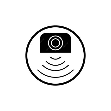 Premium Vector Motion Sensor Line Icon Isolated On White Background