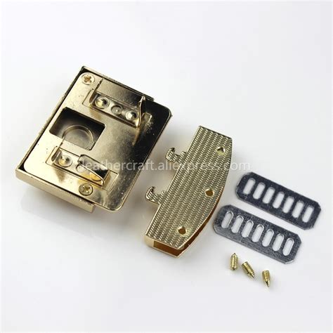 Rectangular Metal Press Push Lock Bag Briefcase Sp Vicedeal