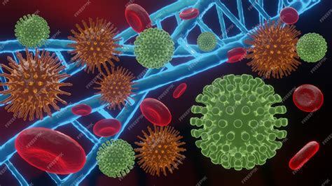 Virus Patógenos Que Causan Infección En El Organismo Huésped Brote De