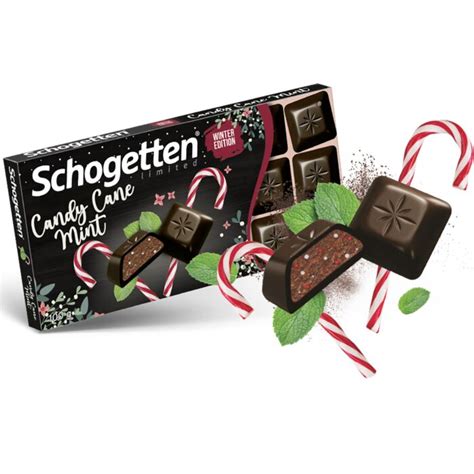 SCHOGETTEN Шоколад тёмный Candy Cane Mint 100г