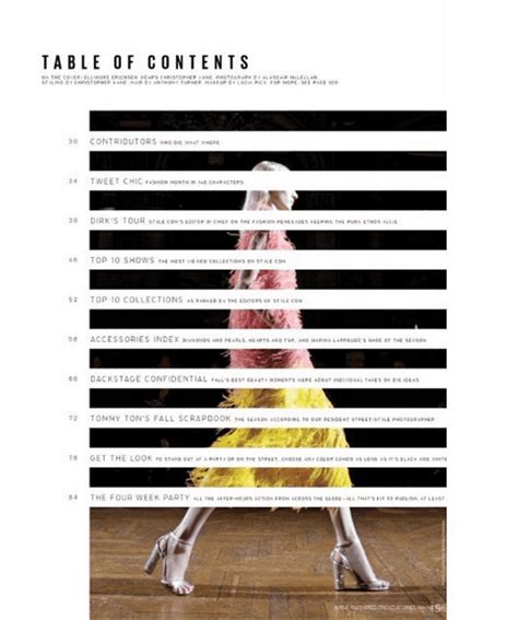 Designing The Perfect Table Of Contents 50 Examples To Show You How