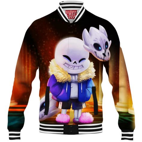 Sans Baseball Jacket Undertale Baseball Jacket Game Baseball Jacket T
