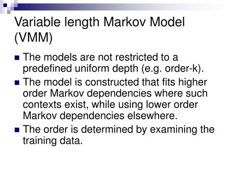ppt algorithms for variable length markov chain modeling powerpoint