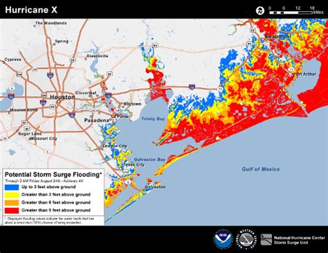 Experimental Potential Storm Surge Flooding Map