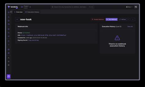 How To Use Webhooks For Alerting Tenderly Documentation