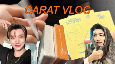 캐럿로그💎 세븐틴 Spill The Feels Love Money Fame 럽머페 앨범깡 러브 머니 포카 😊 키트깡 갈망의 출현 덕질브이로그 Youtube