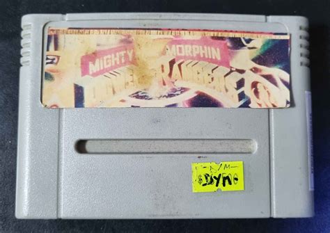 Mighty Morphin Power Rangers Super Nintendo Clon 3ro Museum Games