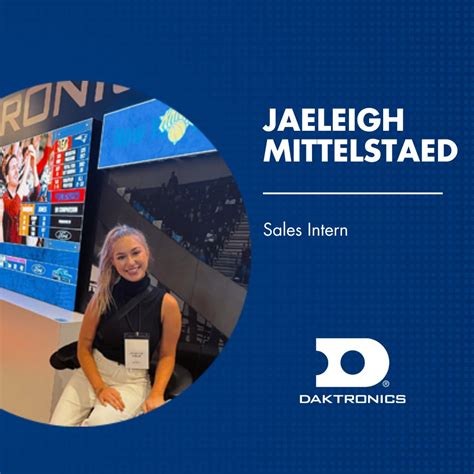 Daktronics On Linkedin I Chose Daktronics Due To The Hands On Experience And Travel I Went To…