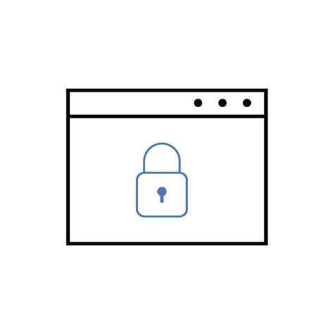 Web Security Line Icons Website Security Shield Protection Icon Symbol Vector Art At
