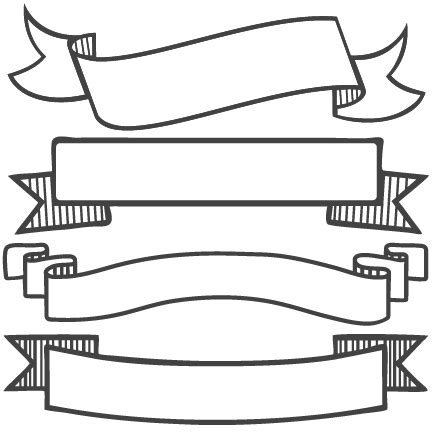 Black Banner Clip Art