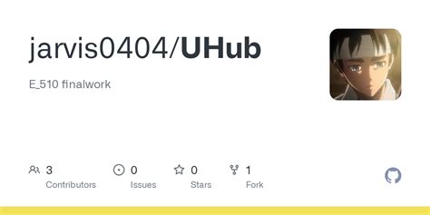 GitHub Jarvis0404 UHub E 510 Finalwork
