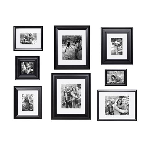 Kate And Laurel Odessa Gallery Wall 8 Piece Frame Set With Assorted