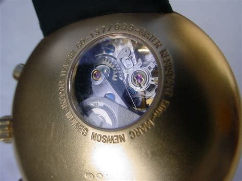 Ikepod Hemipode 18k Gold Chronometer Chronograph Limited Edition Of 999 Pieces