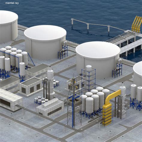 3d Model Lng Terminal
