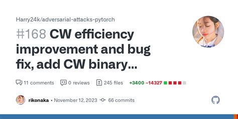 Cw Efficiency Improvement And Bug Fix Add Cw Binary Search Version Early Stop Pgd Version