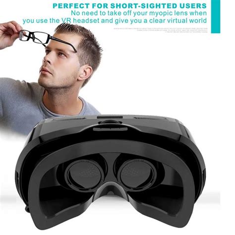 Virtual Reality Vr 3d Glasses Headset W Bluetooth Remote Controller