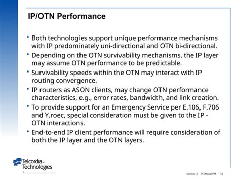 Network Performance Of Otn Dwdm Systemppt