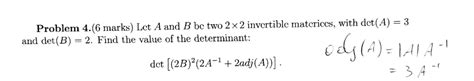 Solved Problem Marks Let A And B Be Two Chegg Com