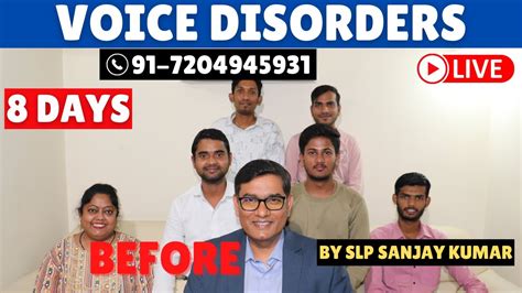 Live Pre Voice Therapy Vocal Cord Paralysis Phonatory Gap