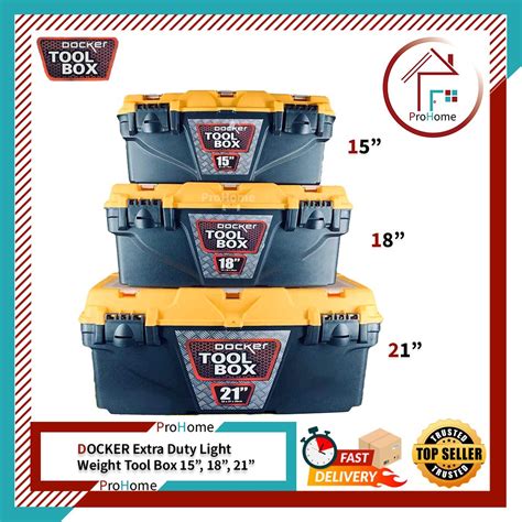 15 18 21 Docker Extra Duty Light Weight Tool Box Mulit Layer