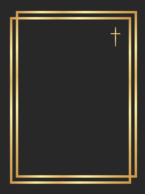 Funeral Gold Border Vectors Download Free High Quality Vectors From