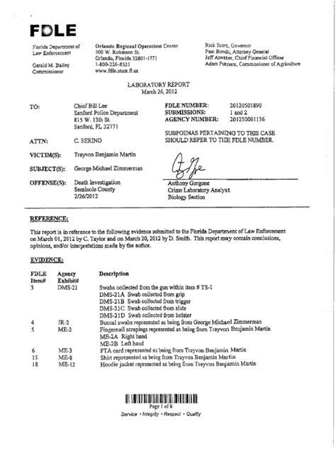 Fdle Lab Report Dft Pdf