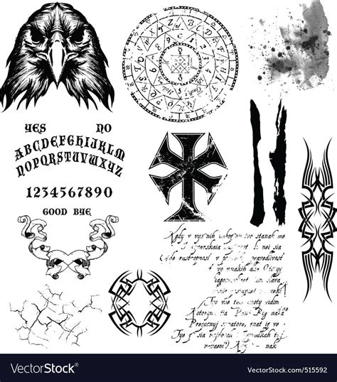 Gothic Elements Royalty Free Vector Image Vectorstock