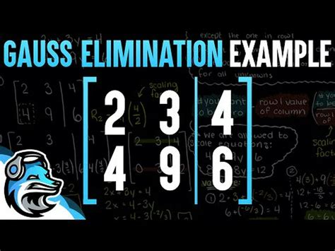 Gauss Elimination Example 1 2x2 Matrix Numerical Methods