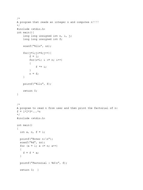 C Programming Language To Solve Problems Pdf