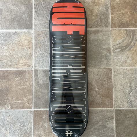 Huf Sf Skate Deck 825 Got This From The Opening Depop